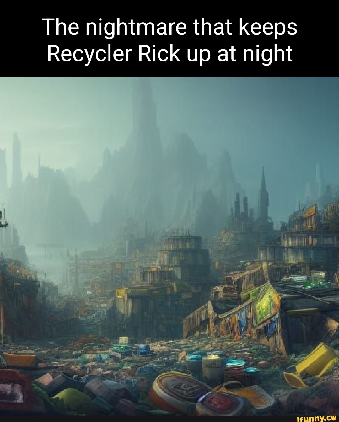 The nightmare that keeps Recycler Rick up at night - iFunny
