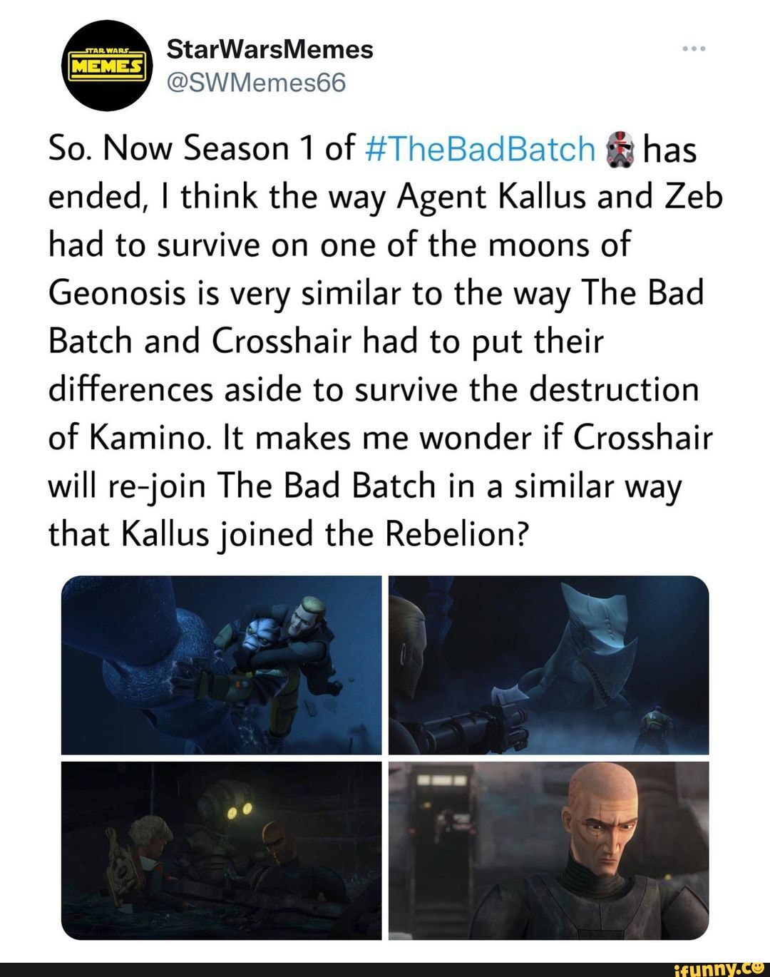 Kallus memes. Best Collection of funny Kallus pictures on iFunny