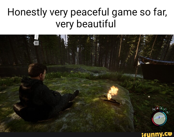 Honestly very peaceful game so far, very beautiful - iFunny