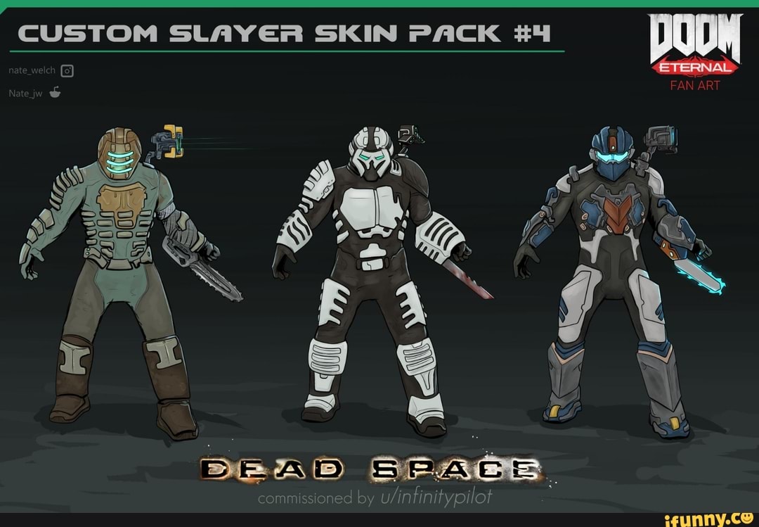 "ETERNAL FAN ART CUSTOM SLAYER SKIN PACK #4 commissioned - iFunny