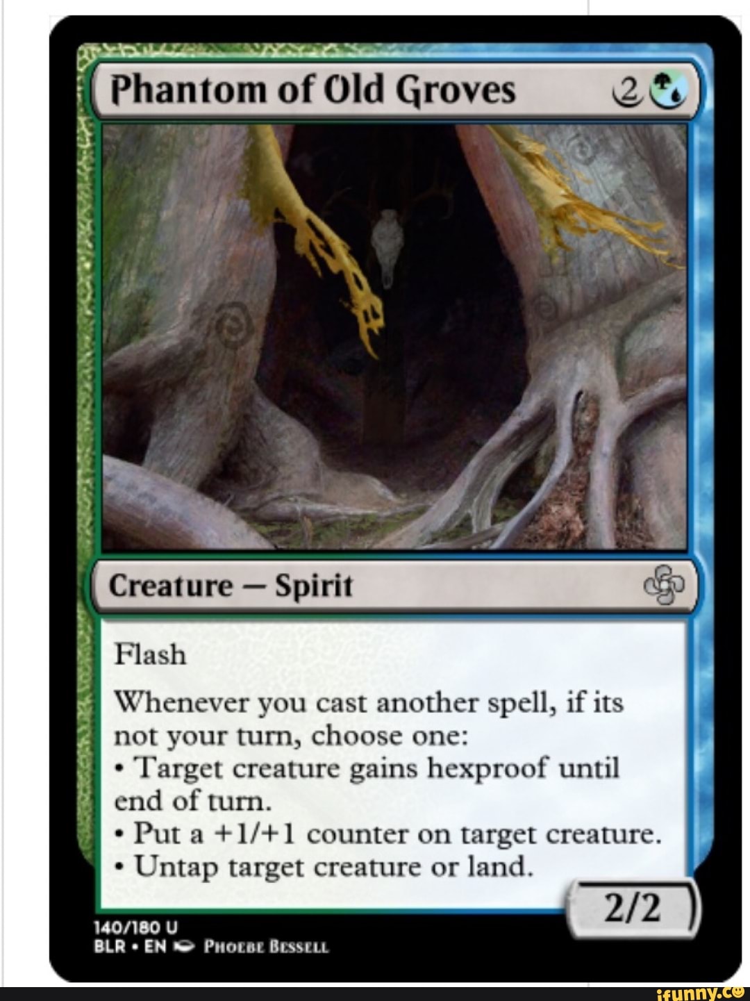 4, Phantom of Old Groves Ze Flash Whenever you cast another spell, if ...