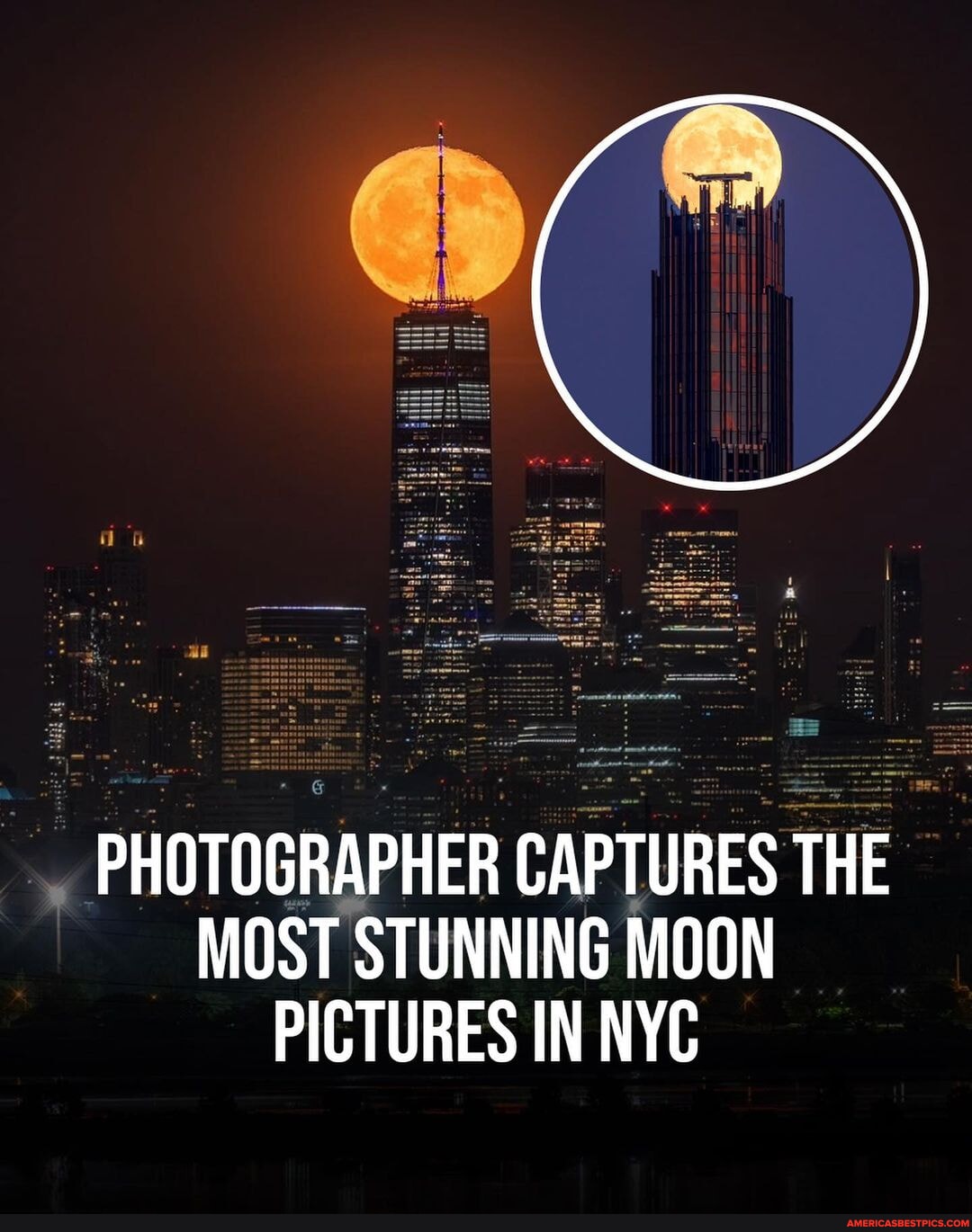 @imagesbydouble.d has captured the most stunning moon pictures in NYC!🤩 ...