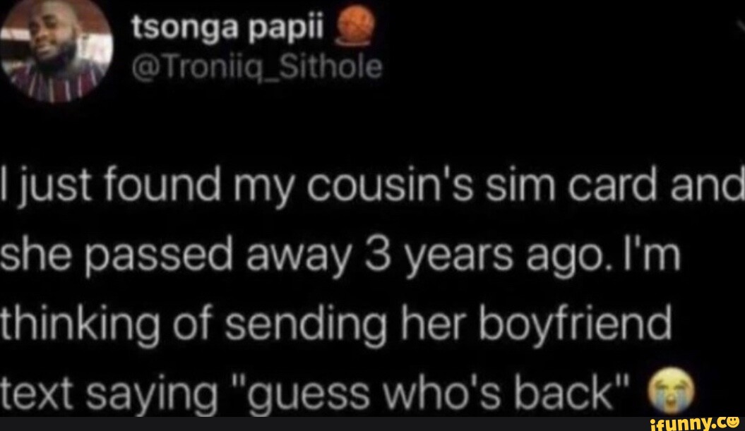 Tsonga memes. Best Collection of funny Tsonga pictures on iFunny