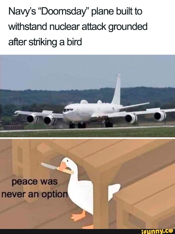 Navy's "Doomsday' plane built to withstand nuclear attack grounded ...