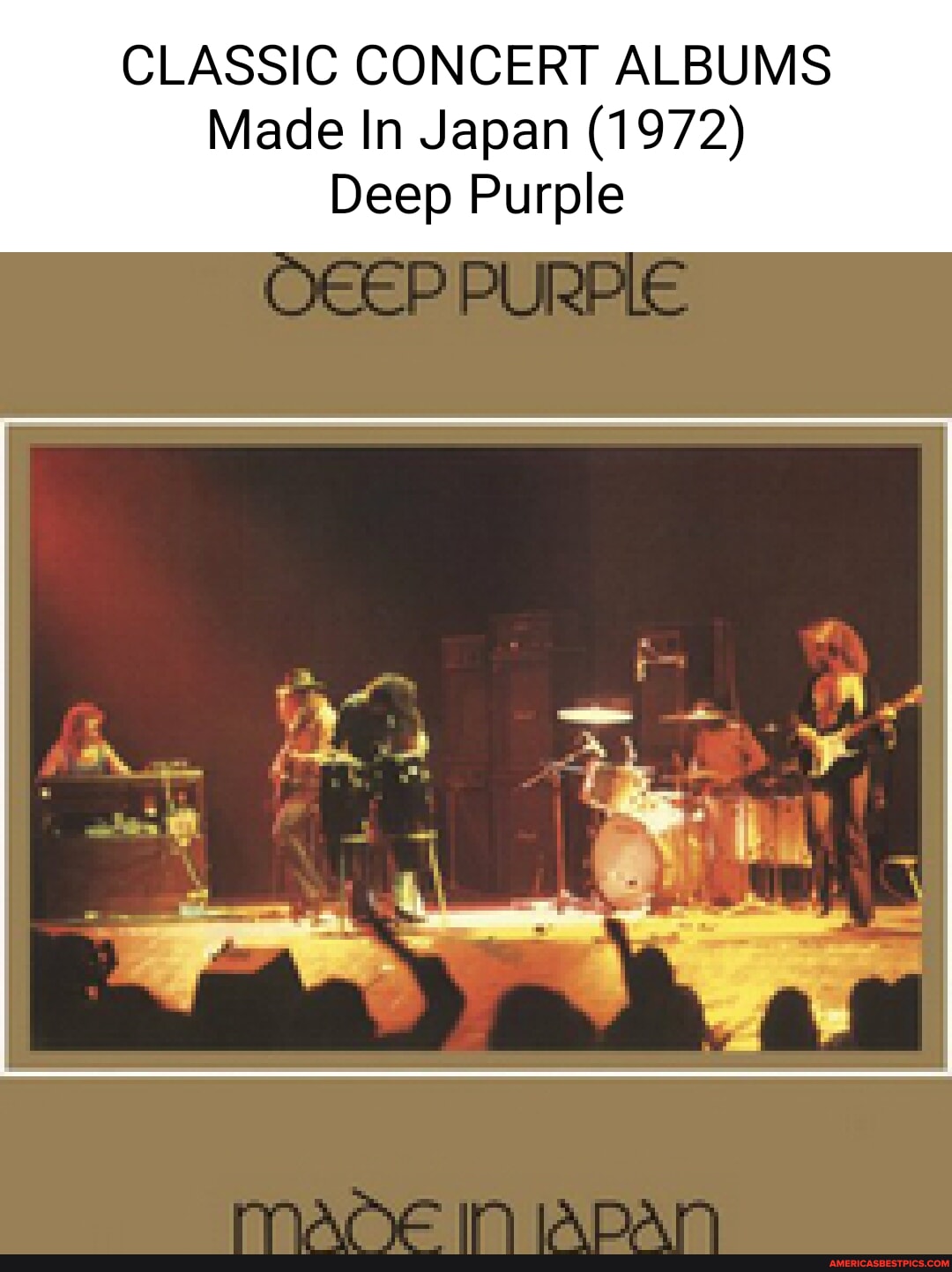 CLASSIC CONCERT ALBUMS Made In Japan (1972) Deep Purple - America’s ...