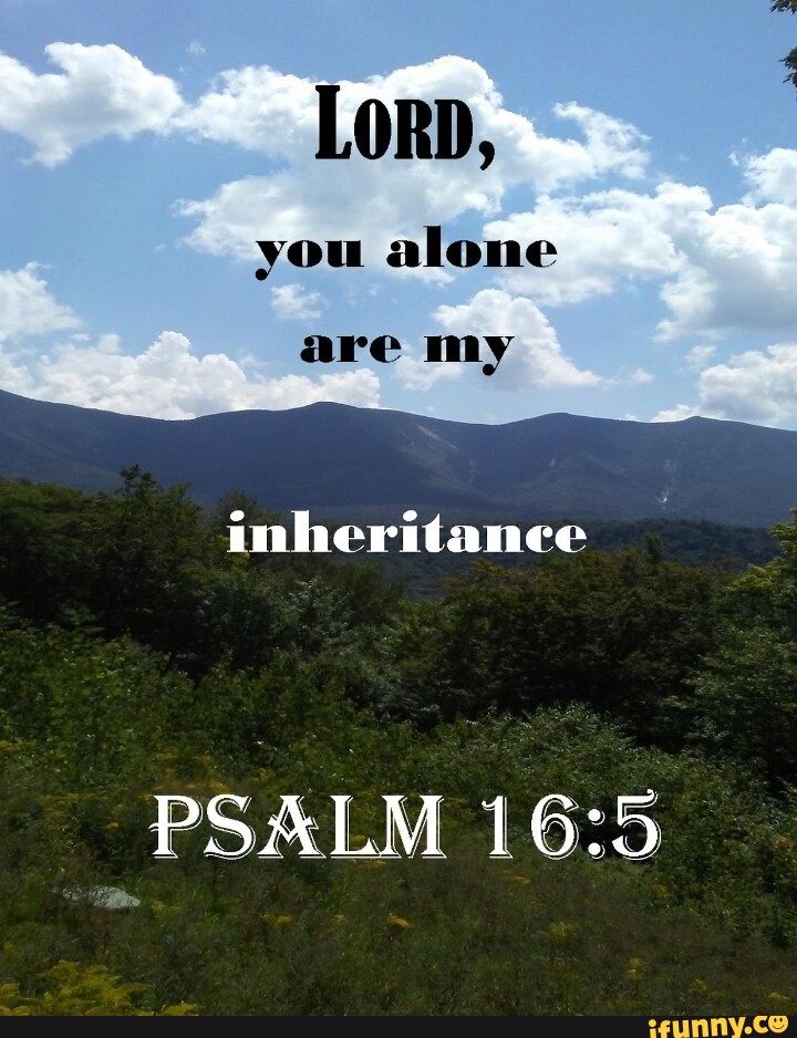 LORD, you alone are my inheritance PSALM - iFunny