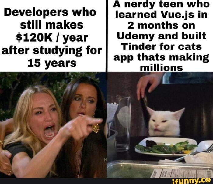 Developers who learned Vue.js in still makes 2 months on $120K year ...