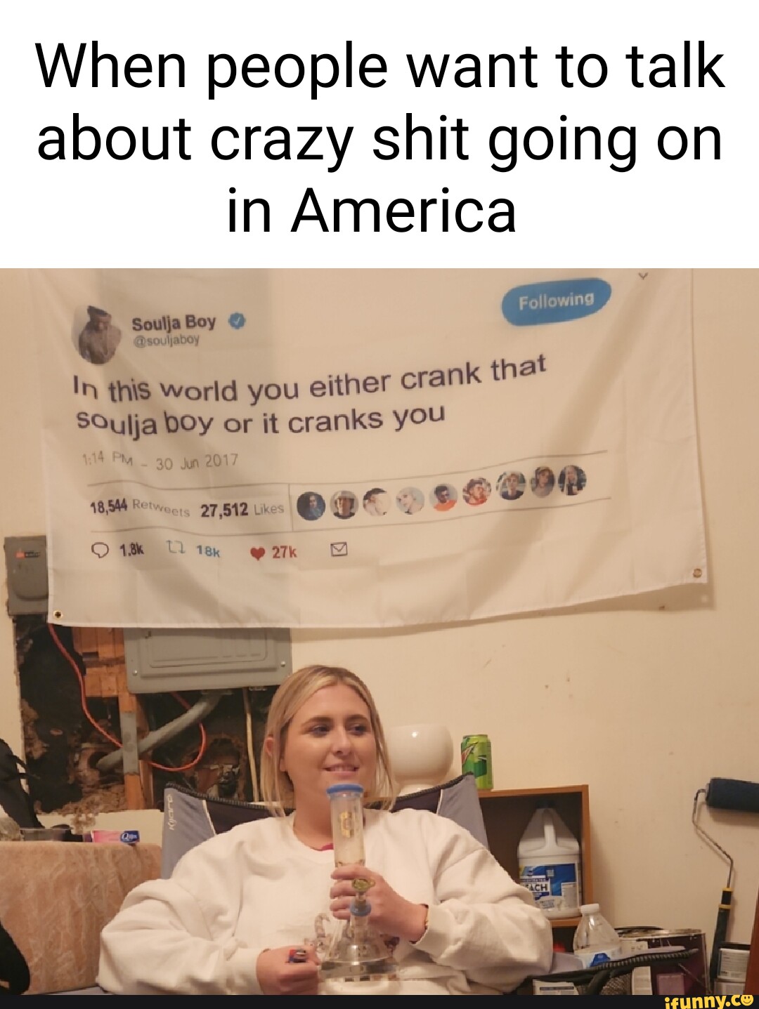 When people want to talk about crazy shit going on in America In this ...