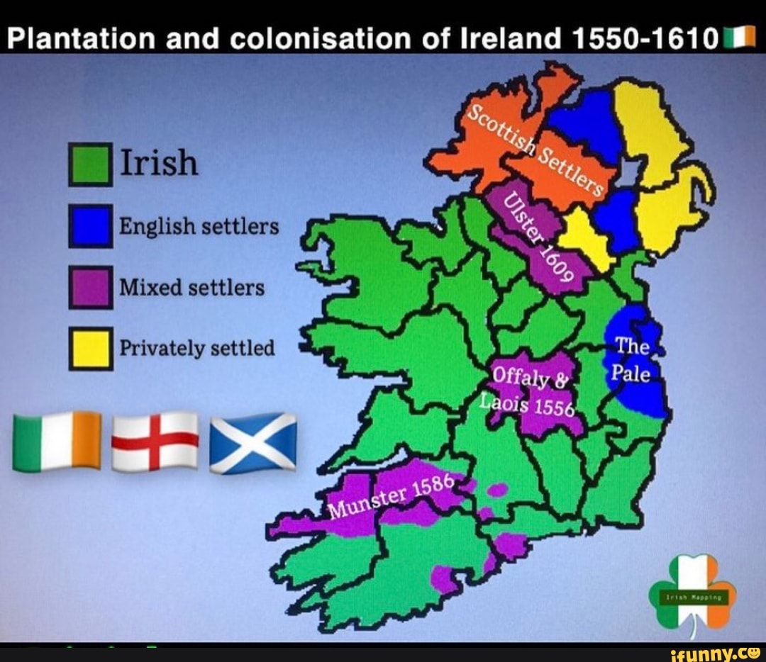 Plantation and colonisation of and 1550-1610 Irish ~Pale English ...