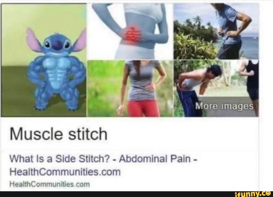 Muscle stitch More images What Is a Side Stitch? - Abdominal Pain ...