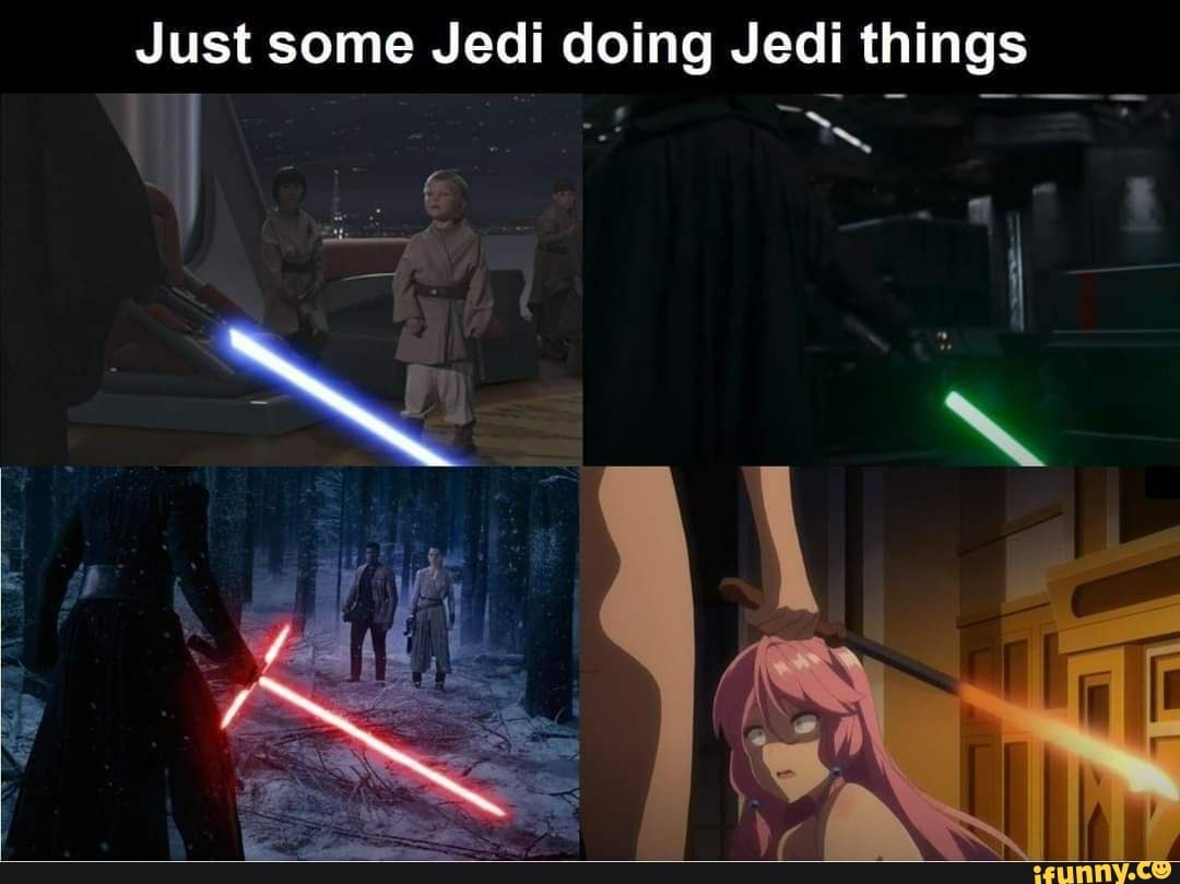 Just some Jedi doing Jedi things ad - iFunny