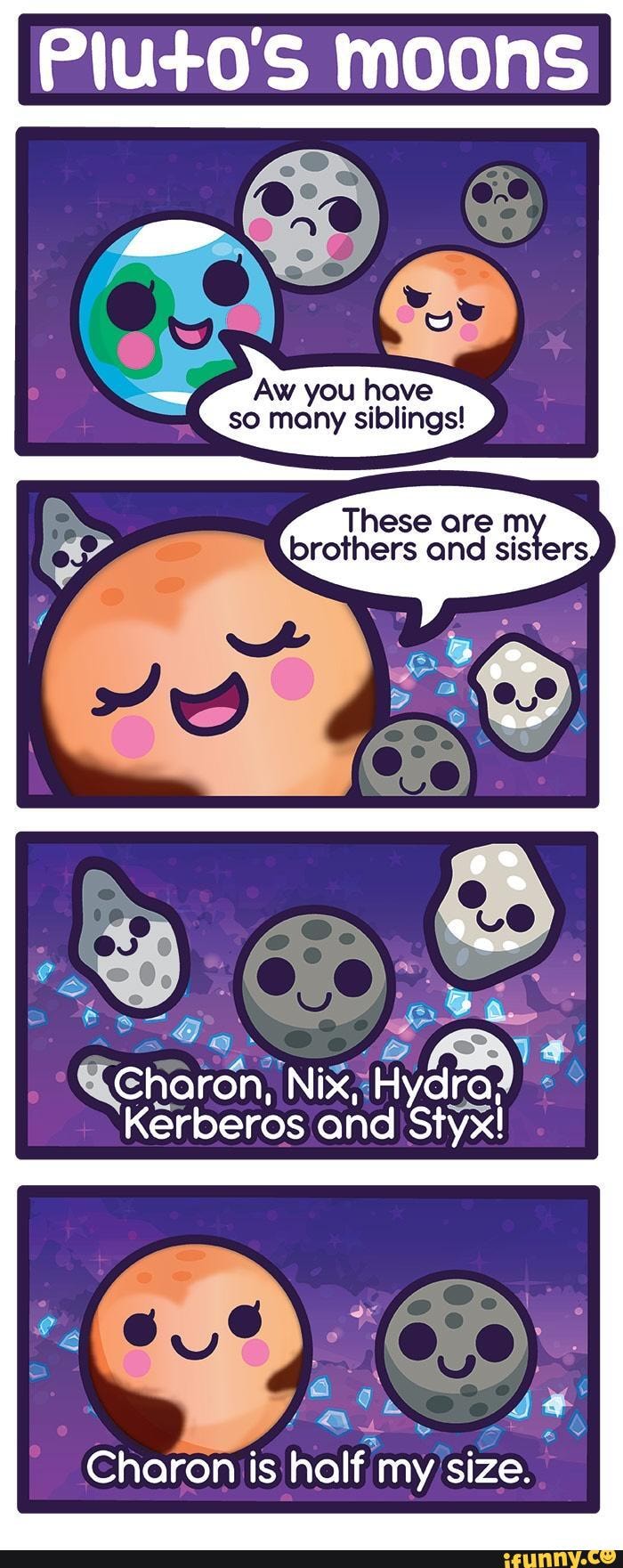 #space - moons ob Aw you have so many siblings! These are m brothers ...