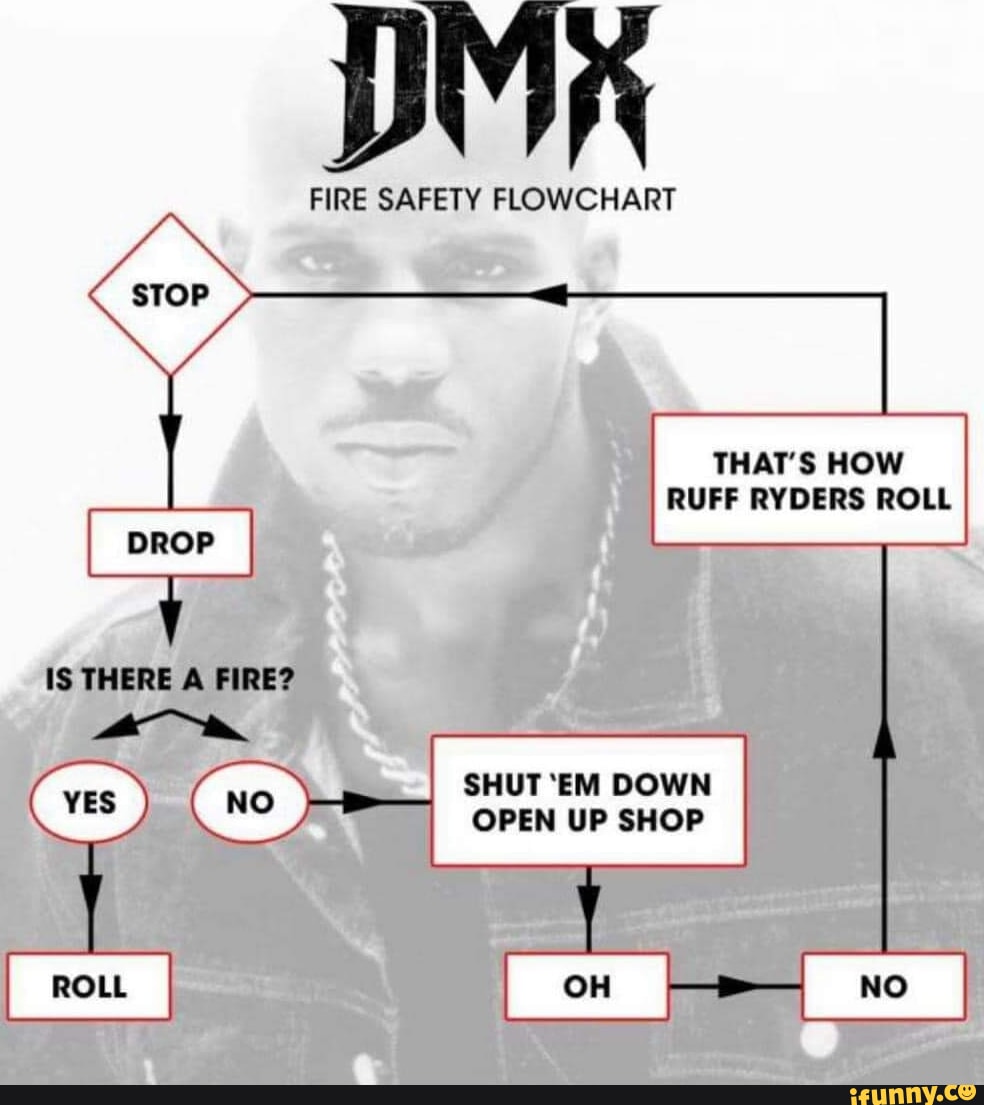 FIRE SAFETY FLOWCHART THAT'S HOW RUFF RYDERS ROLL DROP IS THERE A FIRE ...