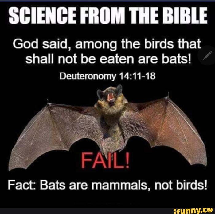 OGIENCE FROM THE BIBLE God said, among the birds that shall not be ...