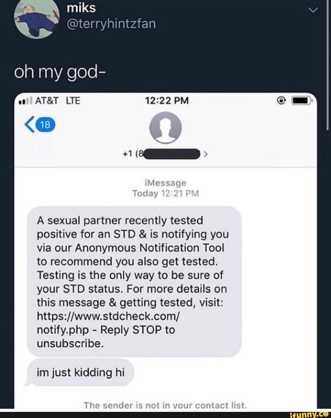 A Sexual Partner Recently Tested Positive For An STD Is Notifying You A Sexual Partner Recently Tested Positive For An STD Is Notifying You