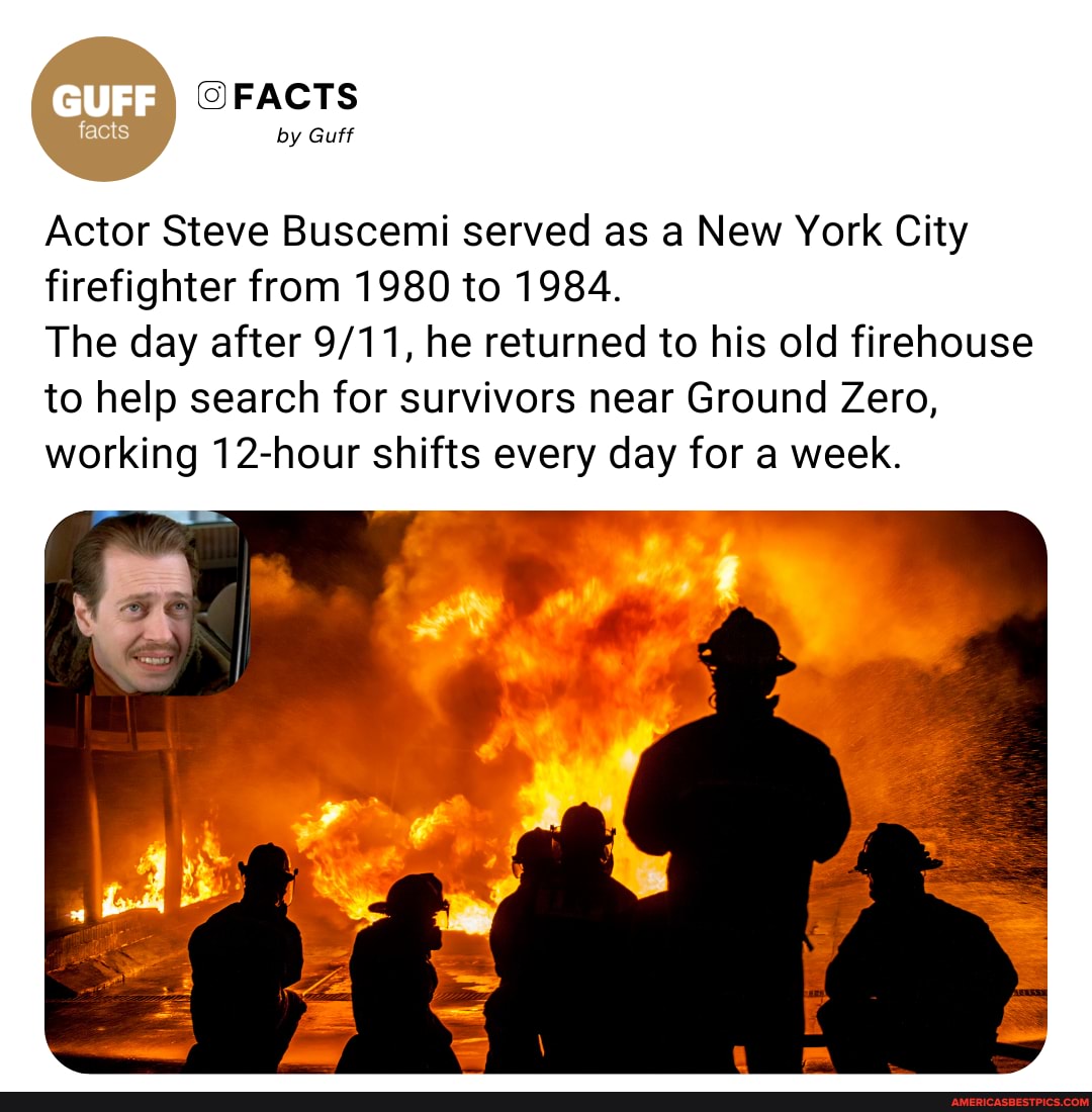 FACTS facts by Guff Actor Steve Buscemi served as a New York City ...