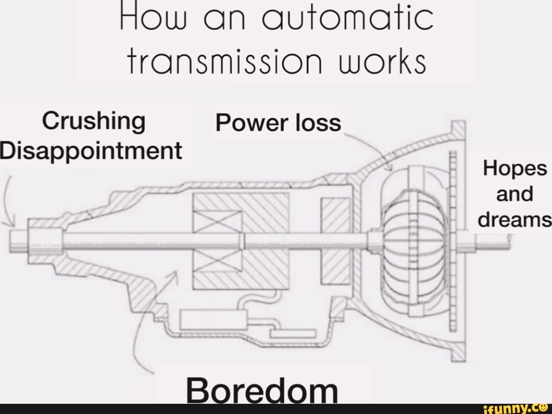How an automatic transmission works Crushing Power loss Disappointment ...
