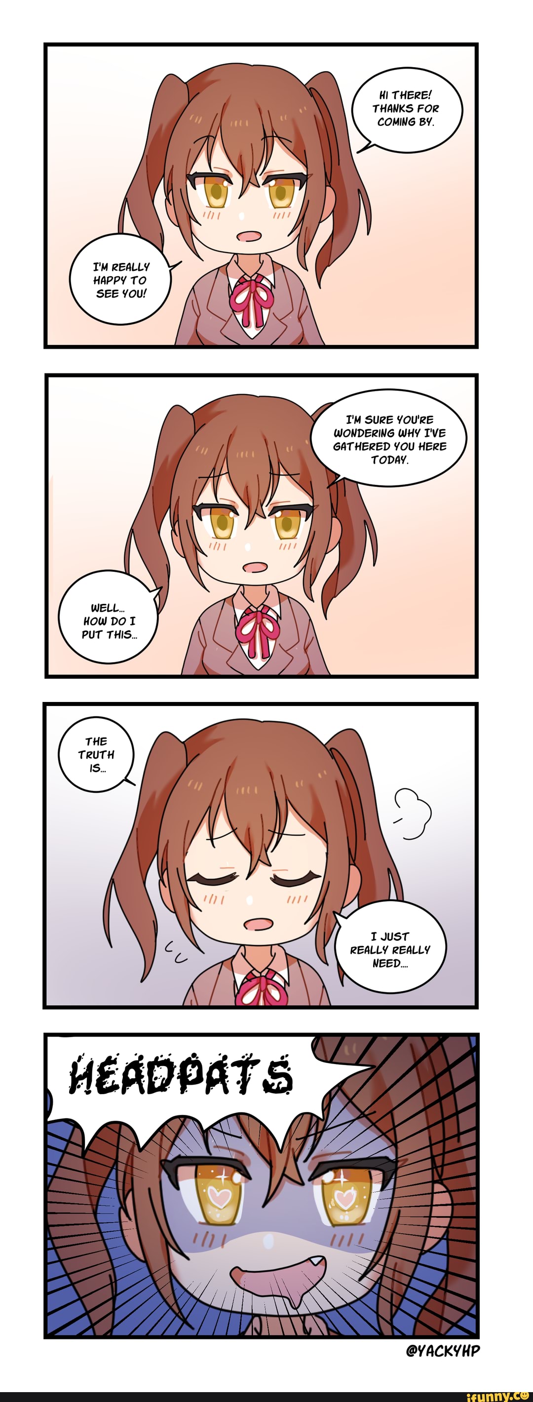 Headpats memes. Best Collection of funny Headpats pictures on iFunny