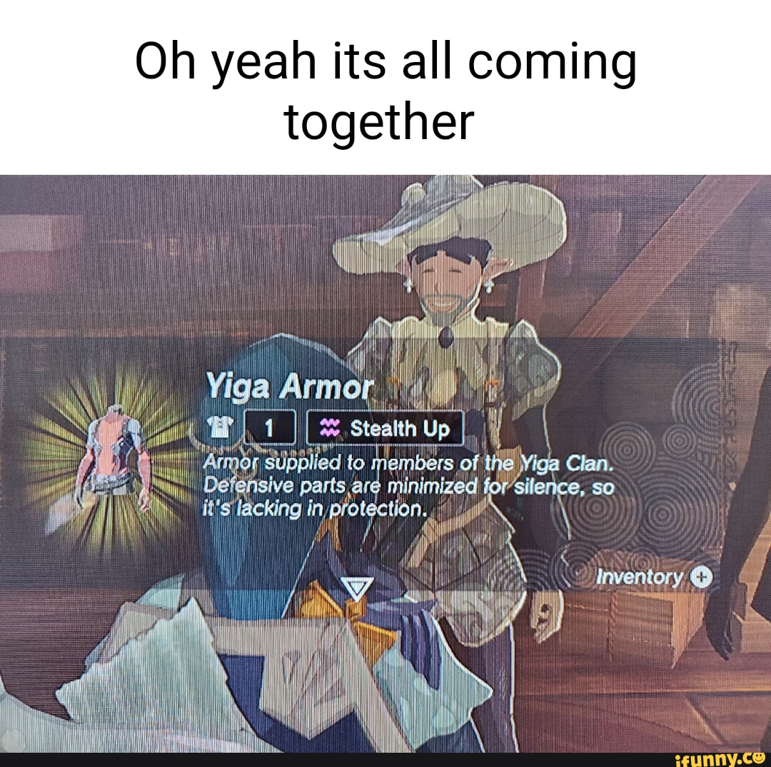 Yiga memes. Best Collection of funny Yiga pictures on iFunny