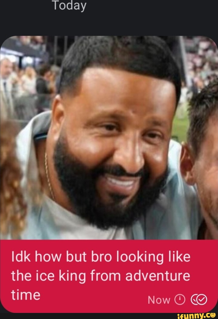 Idk how but bro looking like the ice king from adventure time Now - iFunny