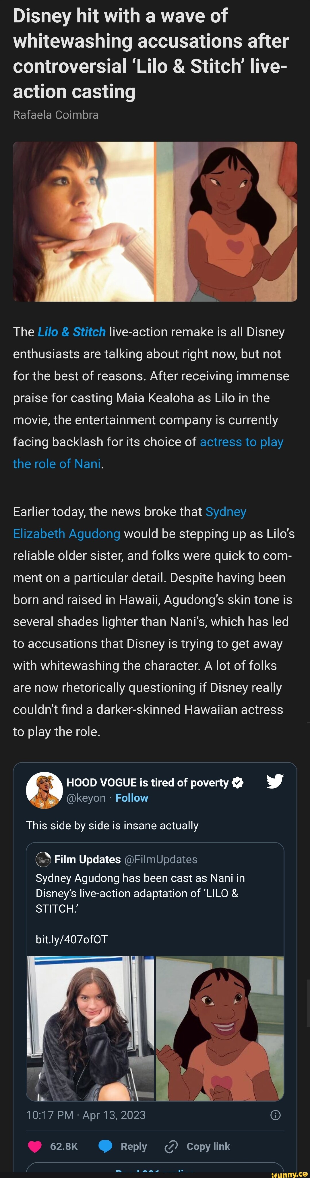 Disney Hit With A Wave Of Whitewashing Accusations After Controversial
