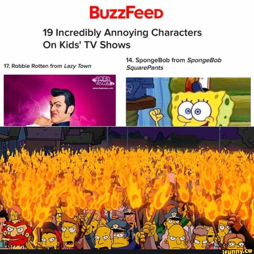BuzzFeeD 19 Incredibly Annoying Characters On Kids' TV Shows 14 ...