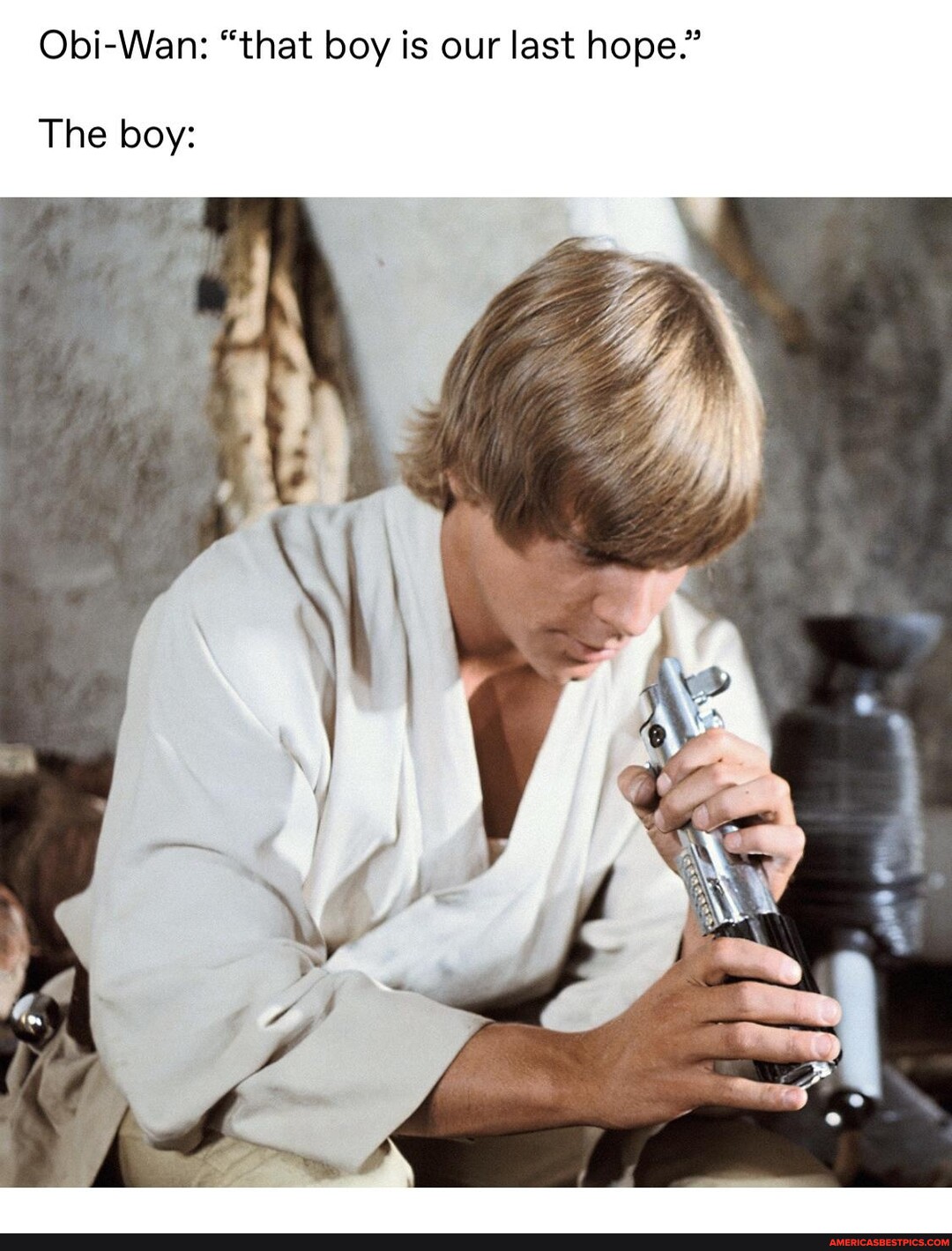 Obi-Wan: "that boy is our last hope." The boy: - America’s best pics ...