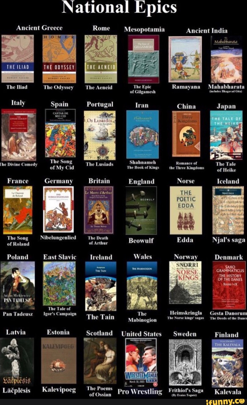 National Epics Ancient Greece Rome Mesopotamia Ancient India THE ILIAD ...