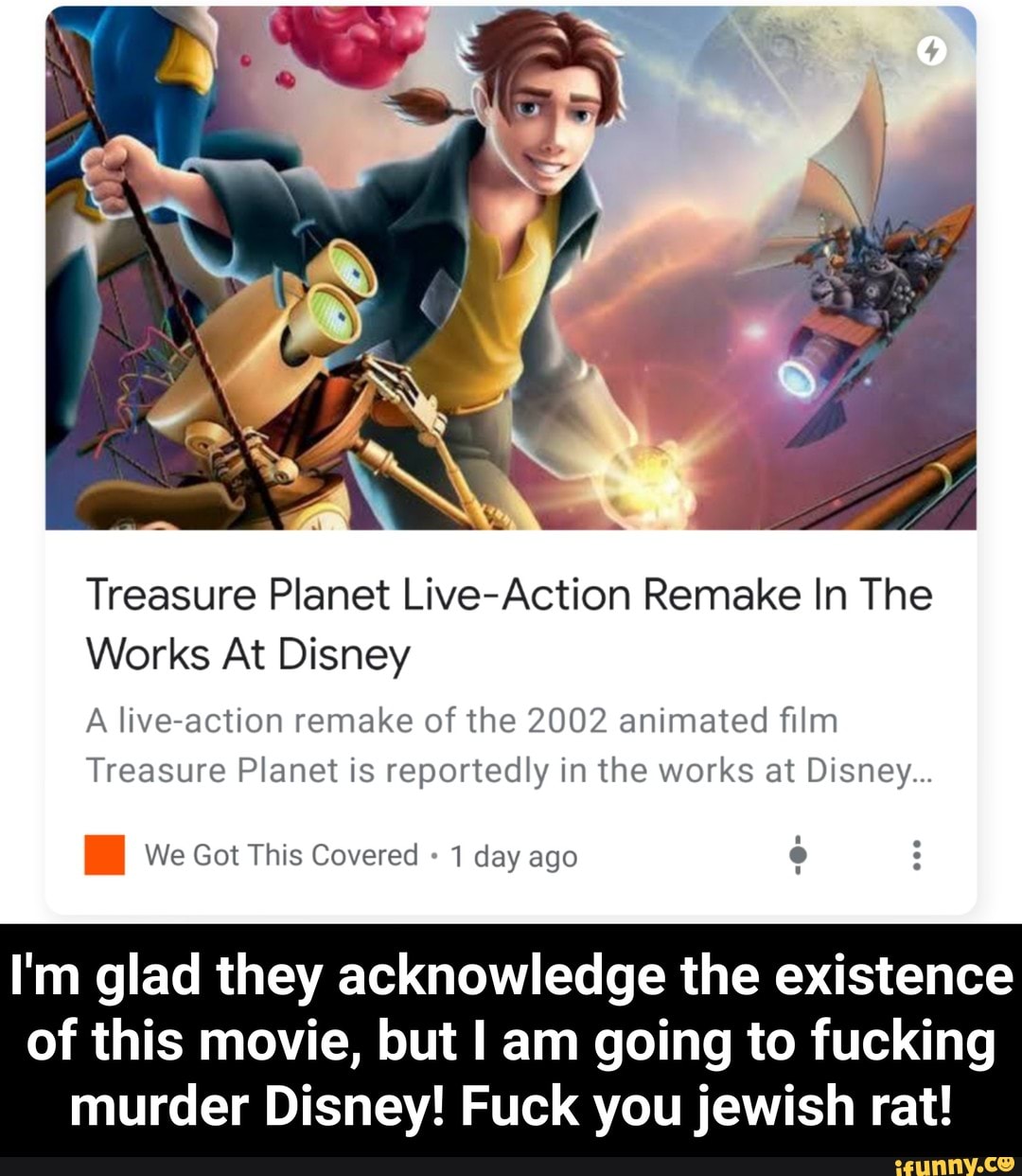 Treasure Planet Live-Action Remake In The Works At Disney A liveiaction ...