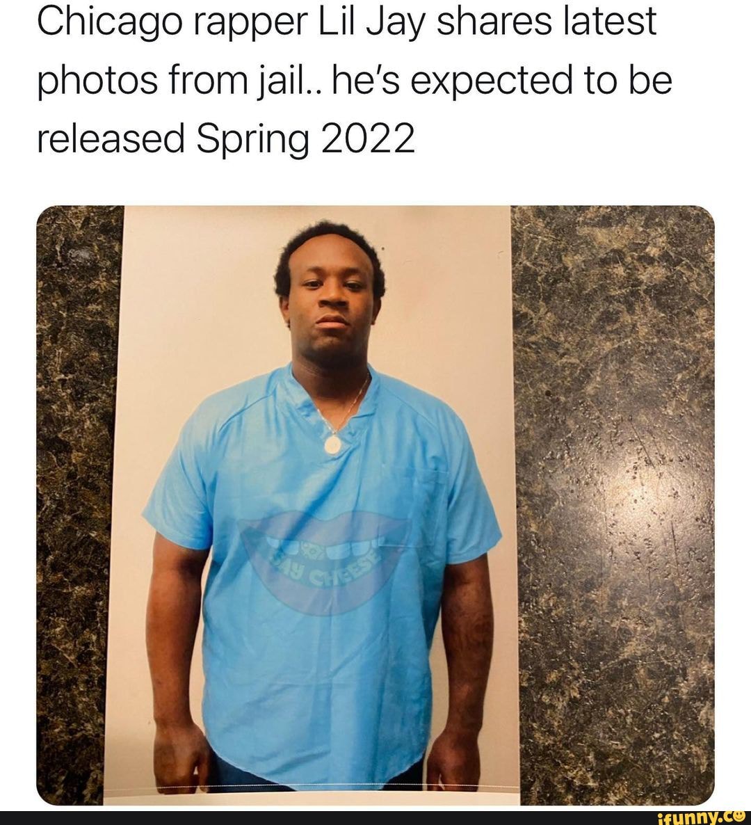 Chicago rapper il Jay shares latest photos from jail.. he's expected to ...
