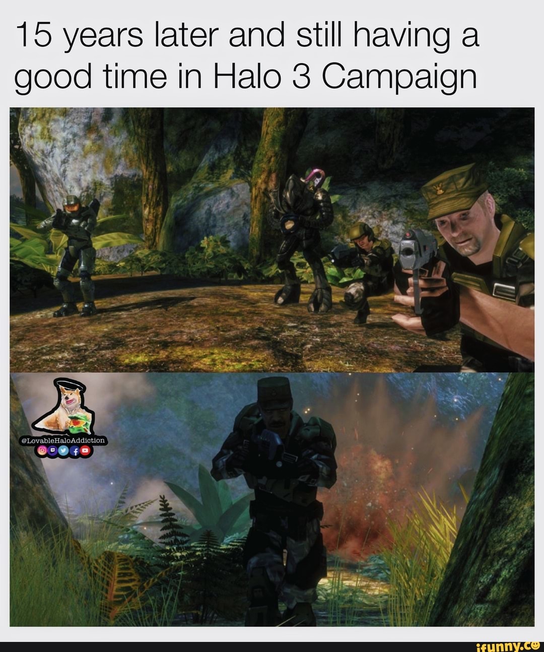 15 years later and still having a good time in Halo 3 Campaign - iFunny