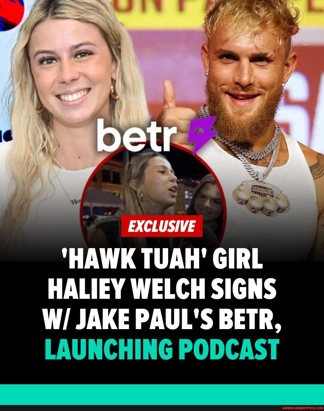 "Hawk Tuah" girl Haliey Welch has inked a deal with Jake Paul's Betr ...