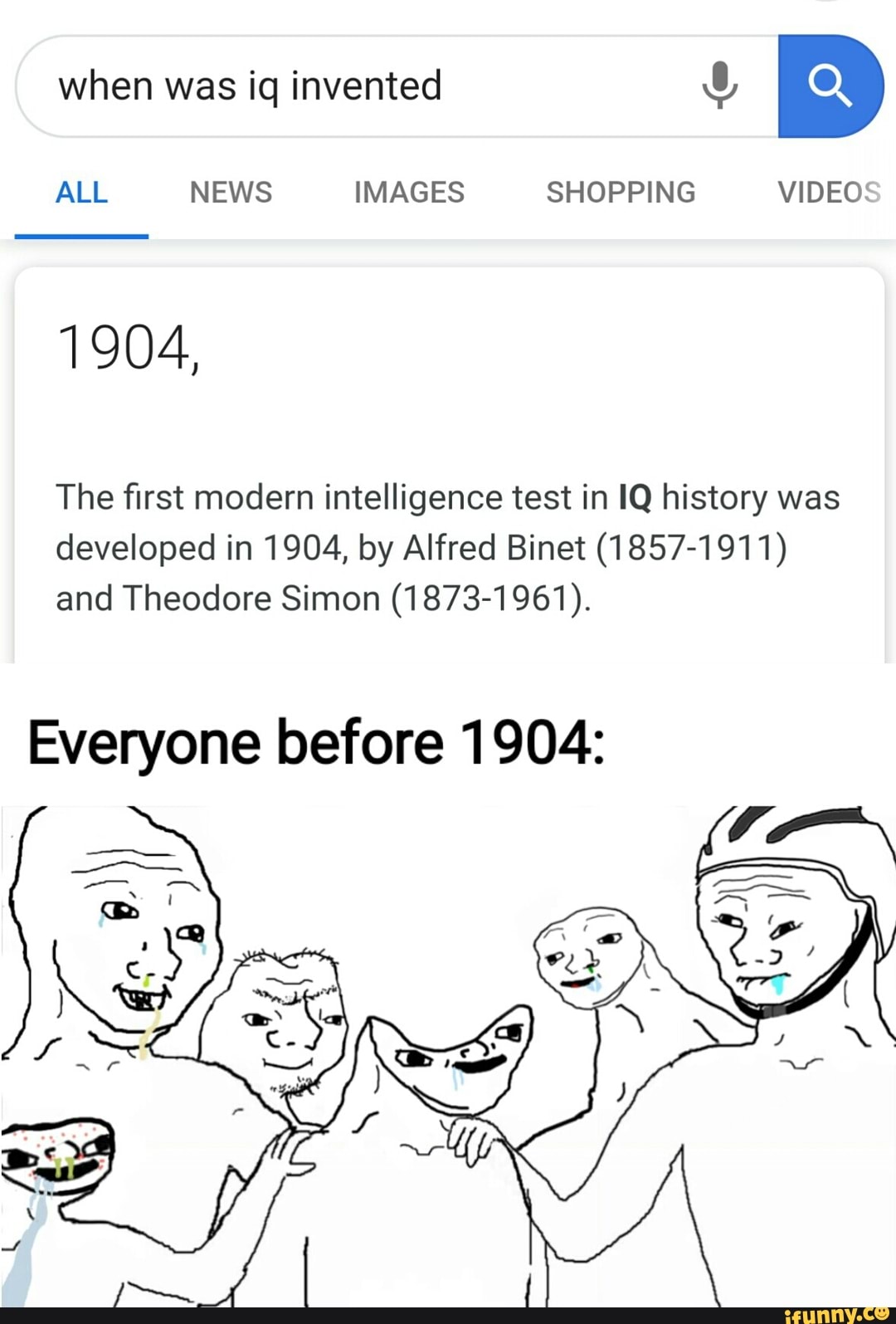 ALL NEWS IMAGES SHOPPING VIDEO- 1904, The ﬁrst modern intelligence test ...