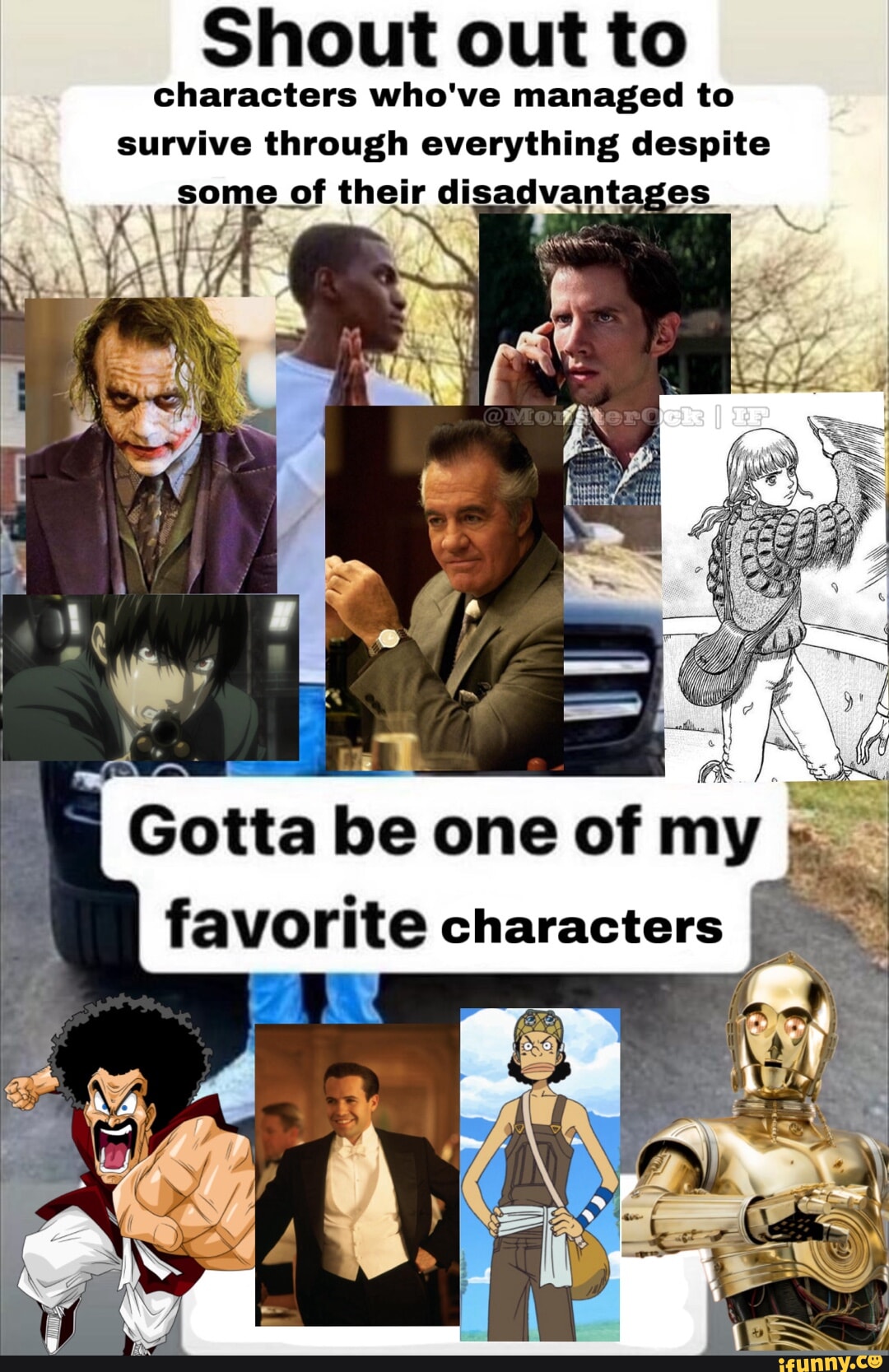 Shout out to characters who've managed to survive through everything ...
