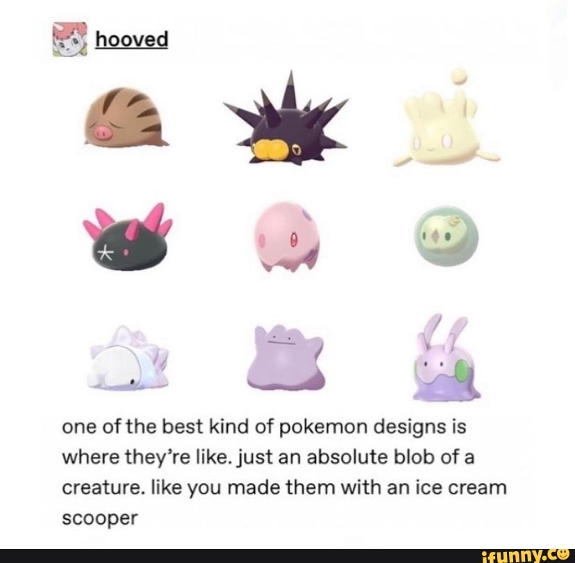 Hooved one of the best kind of pokemon designs is where they're like ...