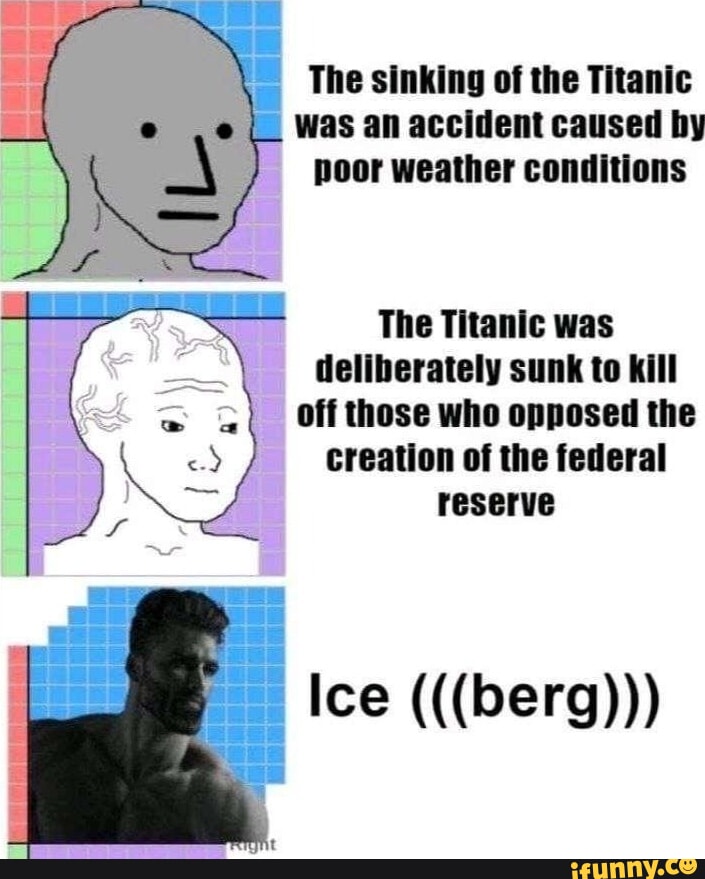 The sinking of the Titanic was an accident caused by poor weather ...