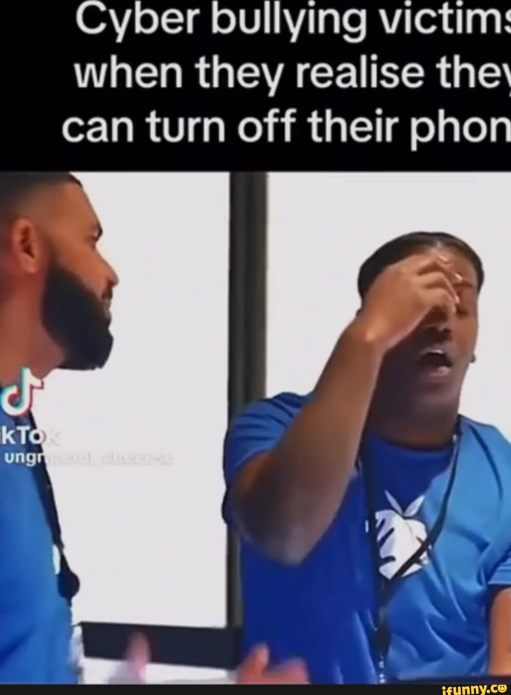 Cyber bullying victim: when they realise the' can turn off their phon ...