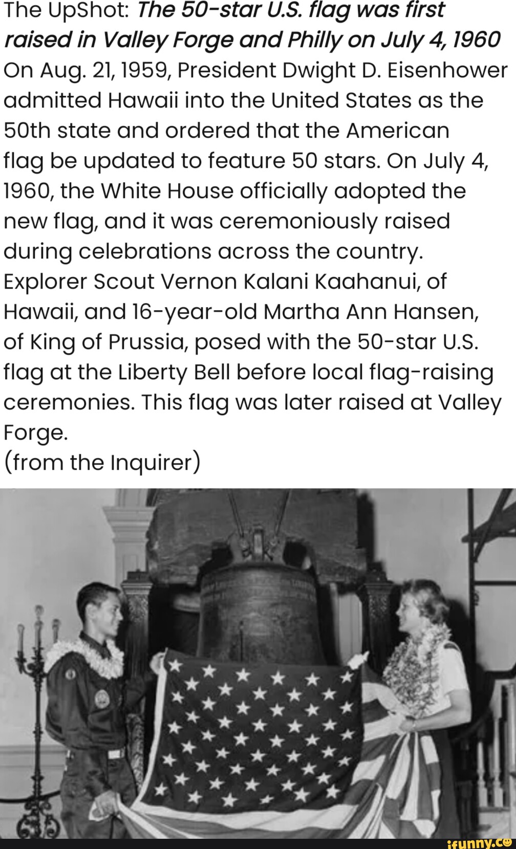 American Flag August 1959