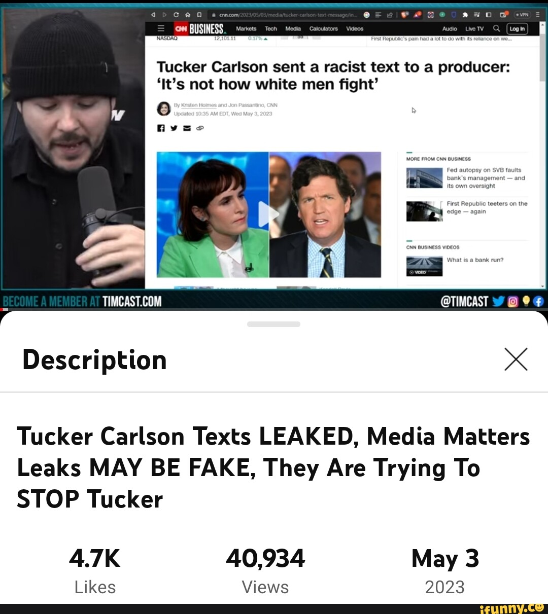 Tucker Carlson sent a racist text to a producer: 'It's not how white ...