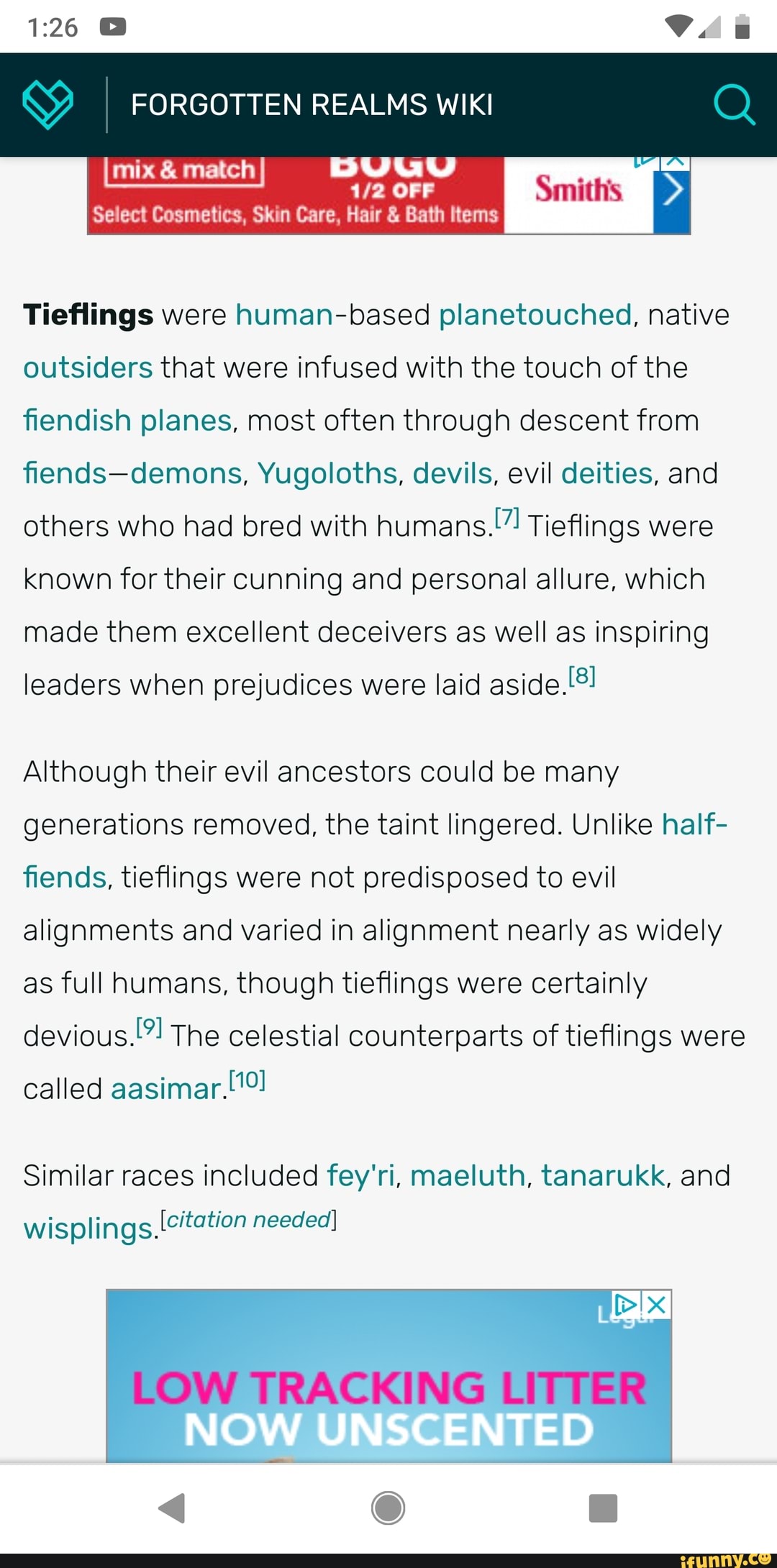 FORGOTTEN REALMS WIKI Tieflings were human-based planetouched, native ...