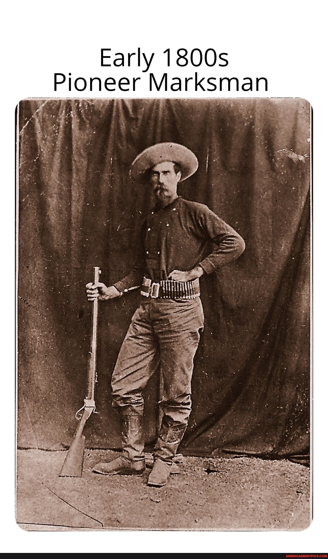 Early 1800s Pioneer Marksman - America’s best pics and videos