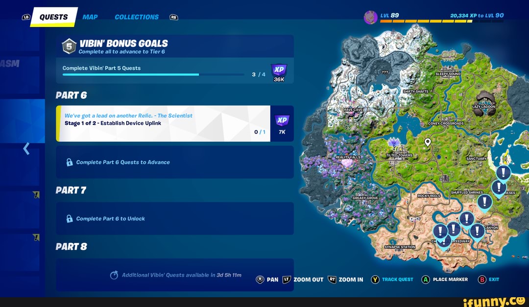 QUESTS MAP COLLECTIONS 207334 XP to LVL 90 SLEEPY SOUKD FALLS TILTED ...