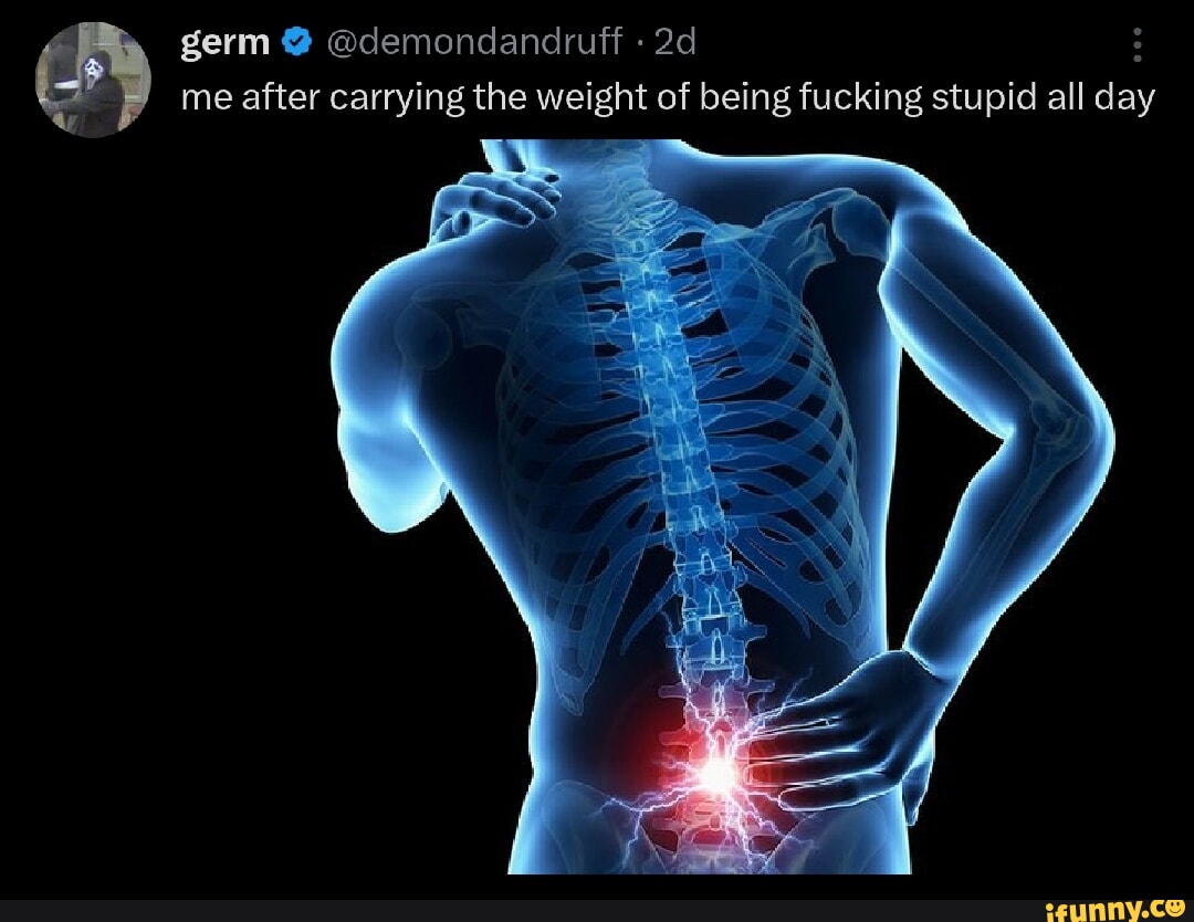 Germ @demondandruft me after carrying the weight of being fucking ...