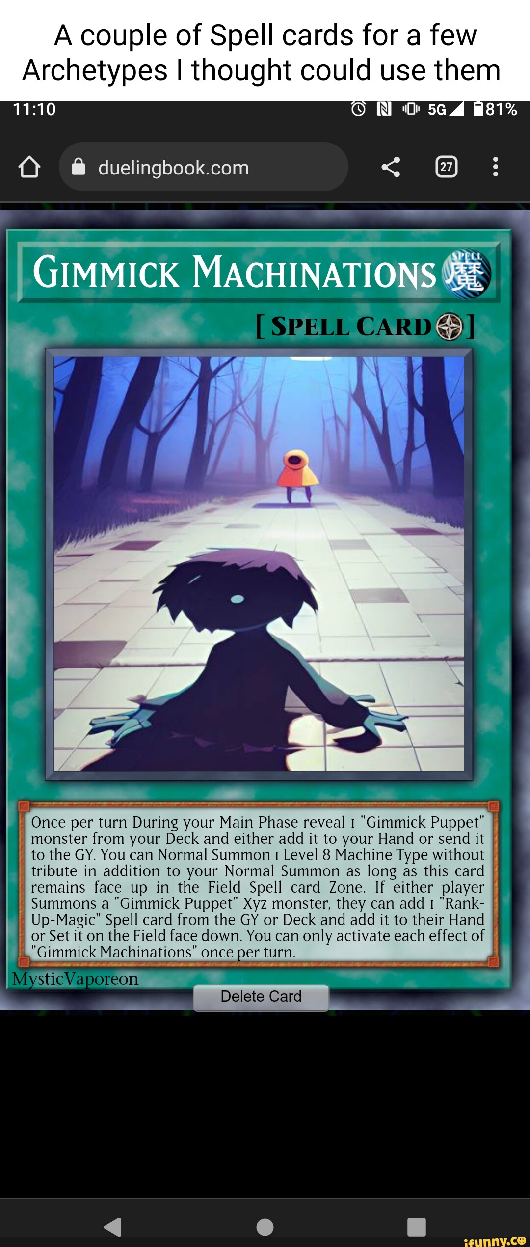 A\ couple of Spell cards for a Archetypes I thought could use them 81%