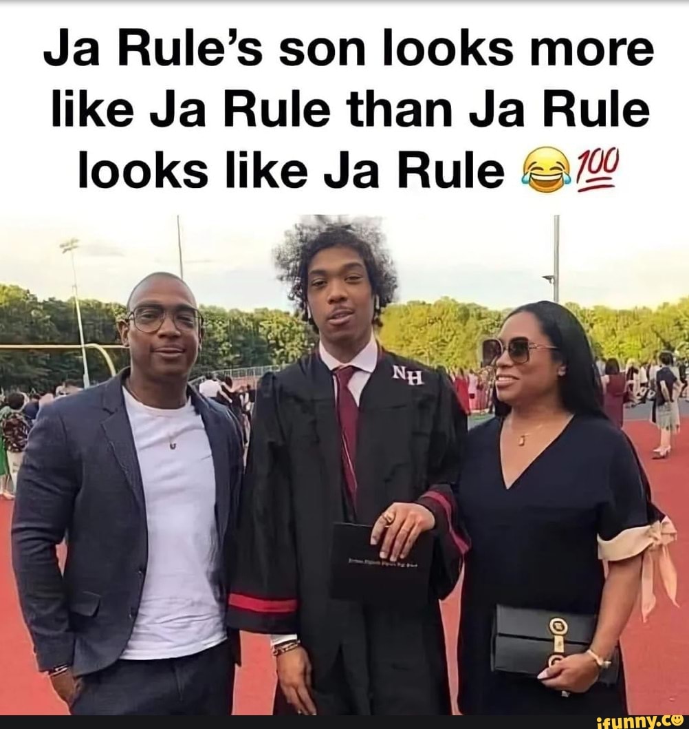Ja Rule's son looks more like Ja Rule than Ja Rule looks like Ja Rule ...