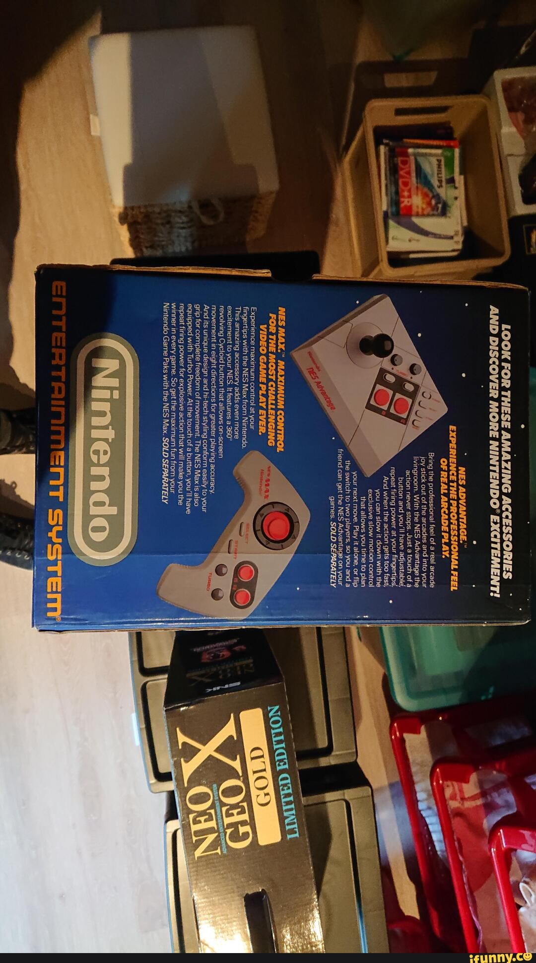 Nintendo POWER SET "new/mint" - (NES ADVANTAGE." LOOK FOR THESE AMAZING ...