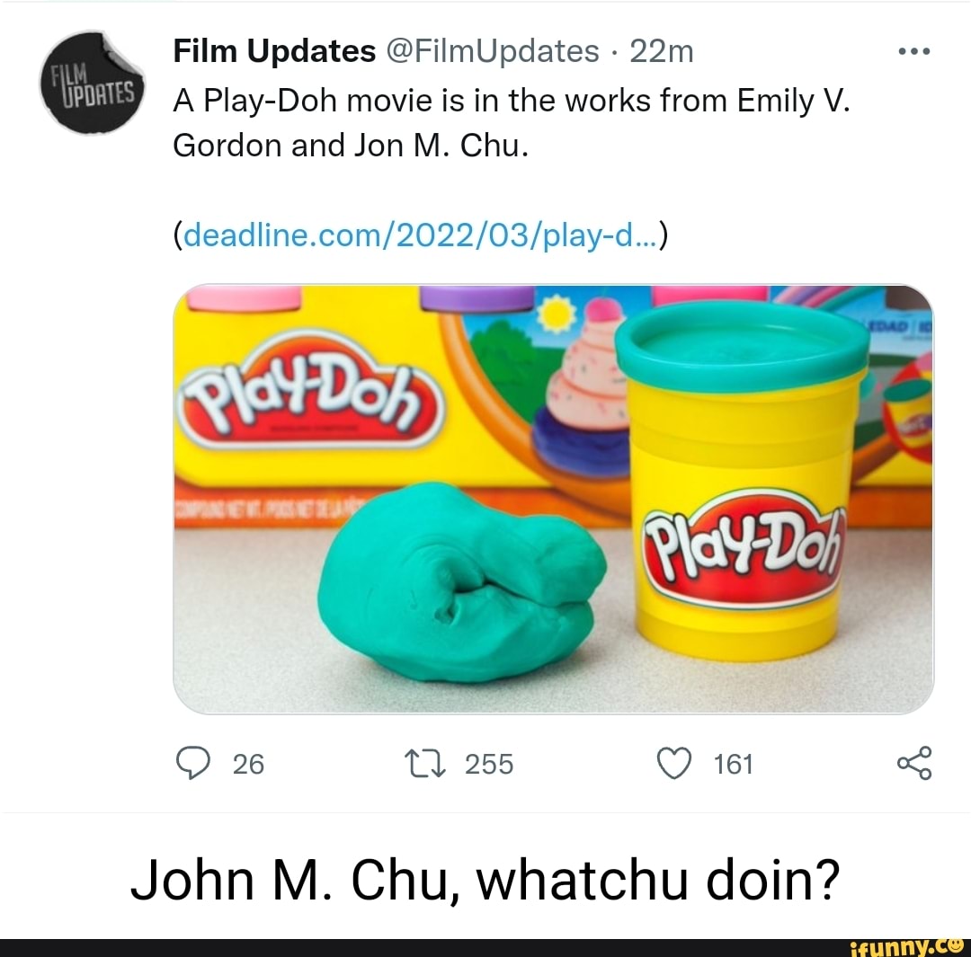 Film Updates @FilmUpdates - A Play-Doh movie is in the works from Emily ...