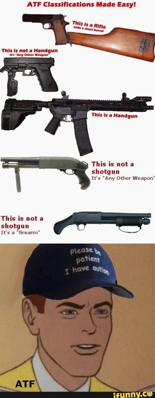 ATF Classifications Made Easy! not a Handgun "Any Other This is a ...