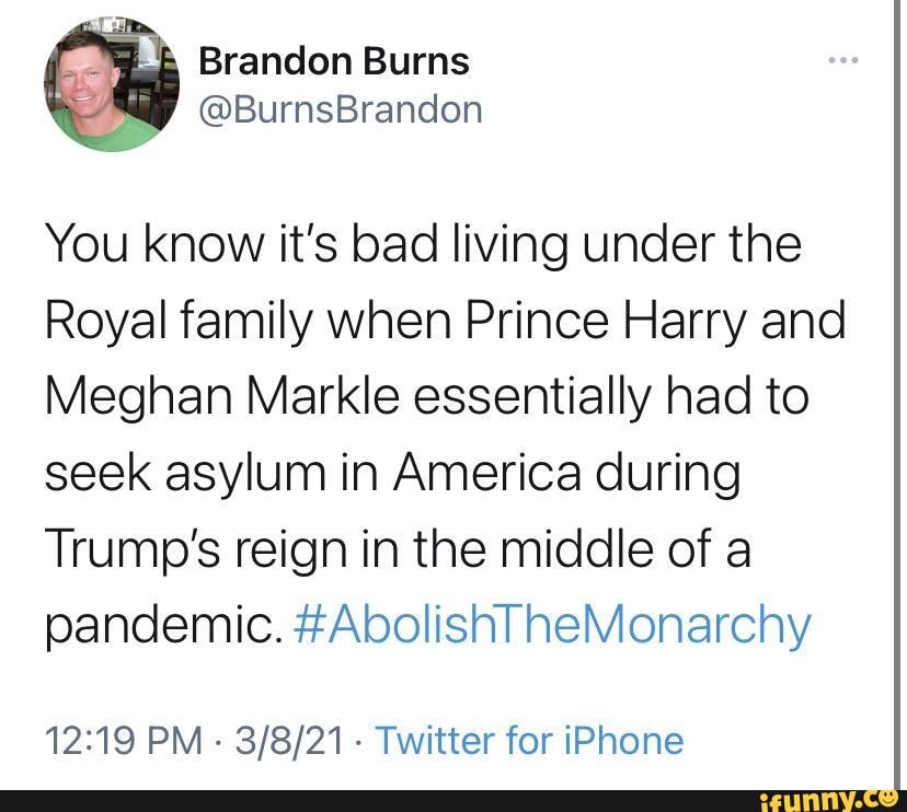 You know it’s bad when - Brandon Burns You know it's bad living under ...