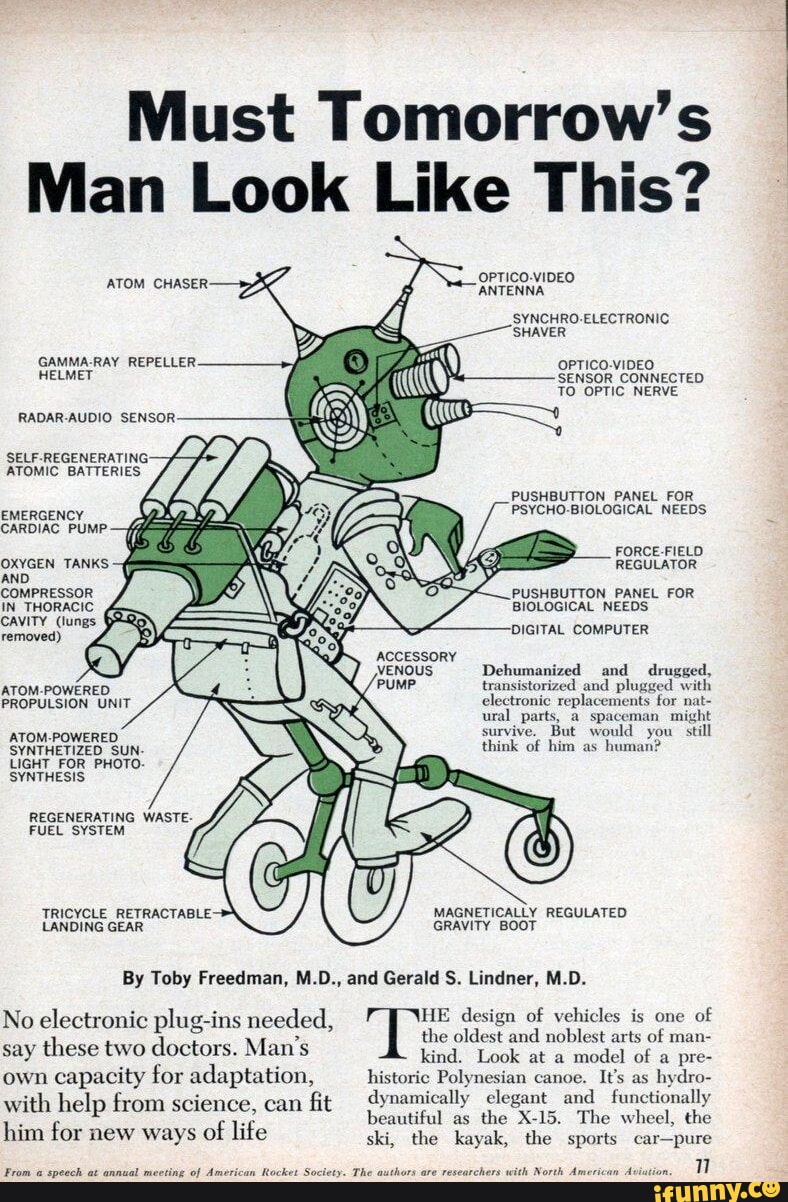 Must Tomorrow's Man Look Like This? ATOM CHASER: GAMMA RAY REPELLER ...
